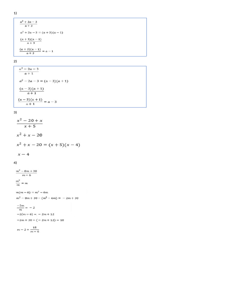 Ejercicios Mate | PDF