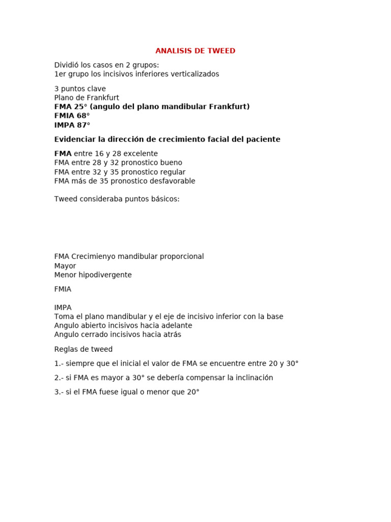 Analisis de Tweed | PDF