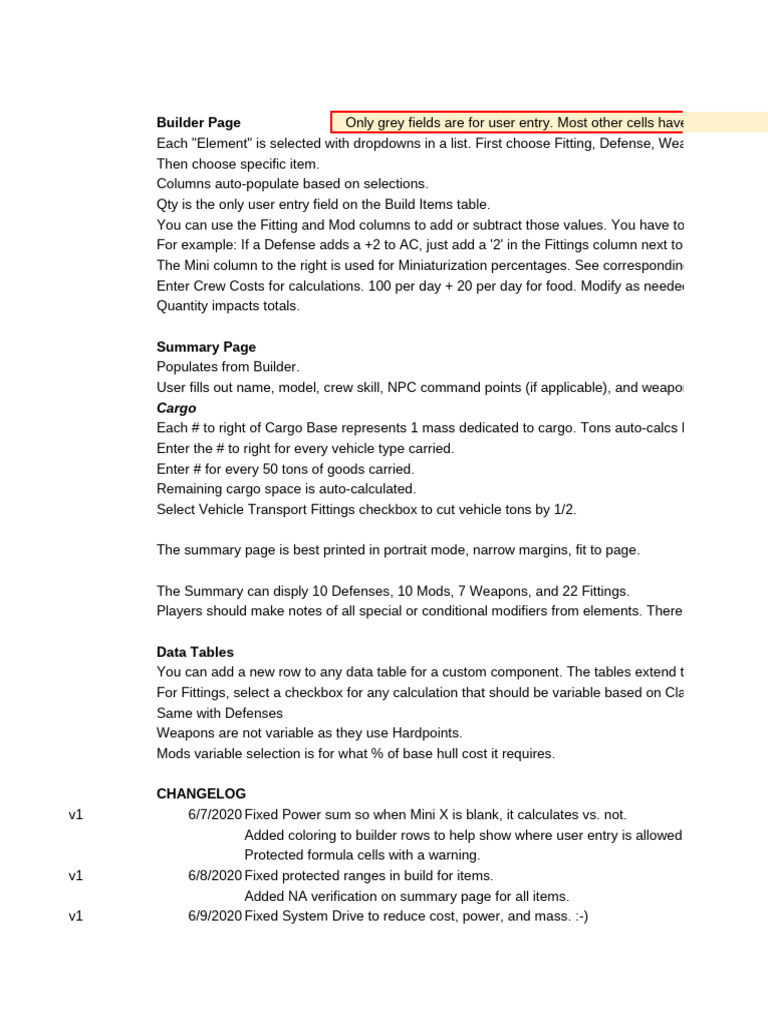 SWN Revised Ship Builder v1 | PDF