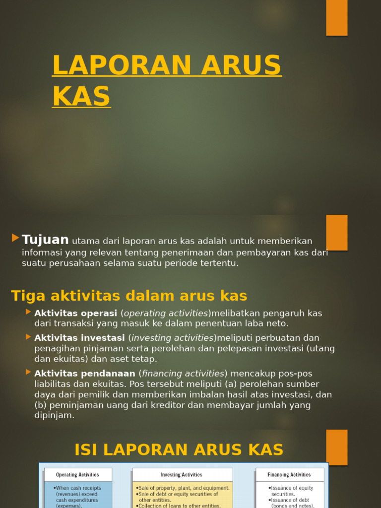 Laporan Arus Kas | PDF