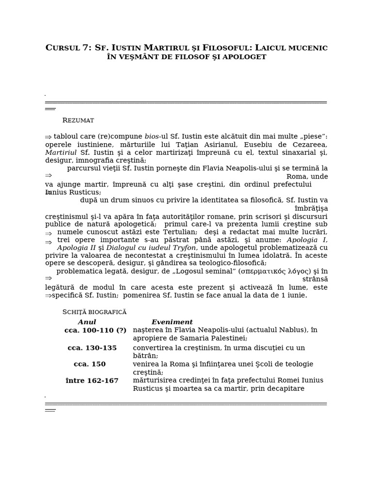 Patrologie An1sem2 Word | PDF