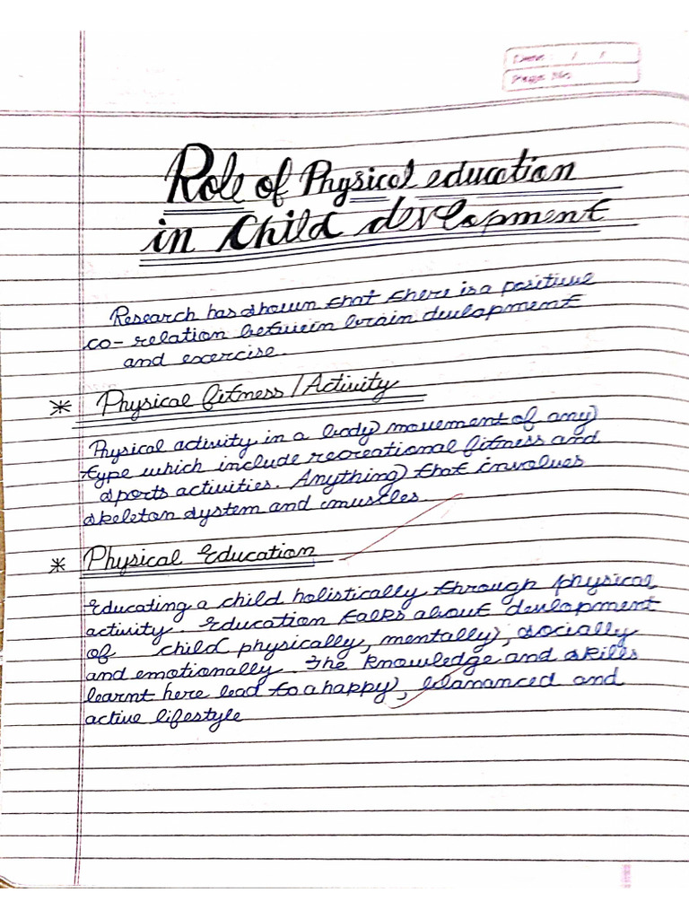 Physical Education All Work | PDF