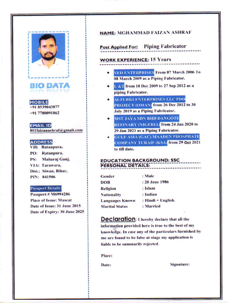 MD Faizan Ashraf Fab | PDF