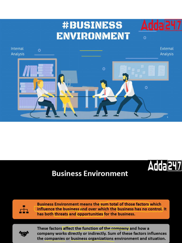 Business Environment BST 3. | PDF