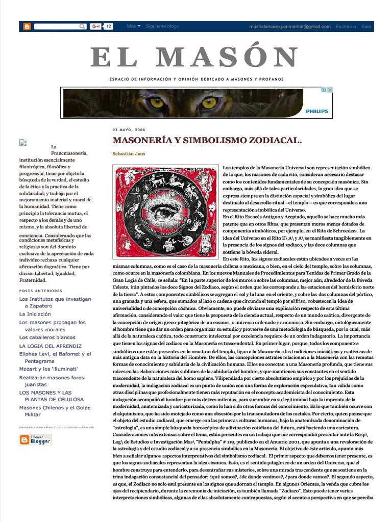 El Mason y Zodiaco | PDF