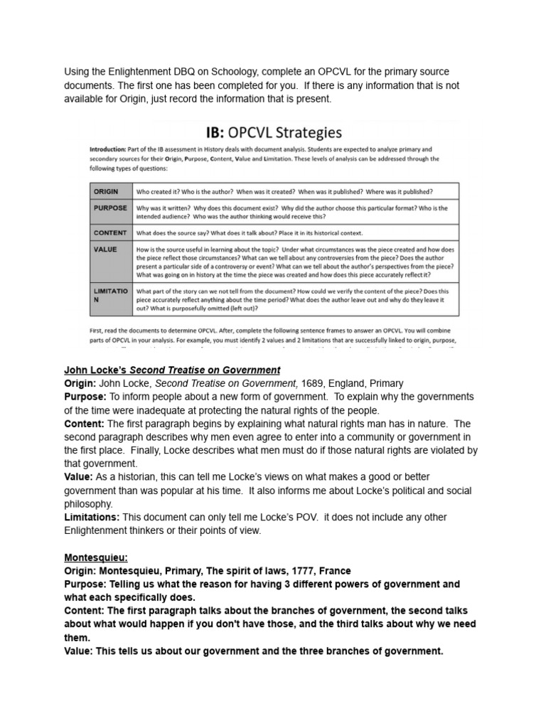 Enlightenment OPCVL Xavier Krzak | PDF | A Vindication Of The Rights Of ...