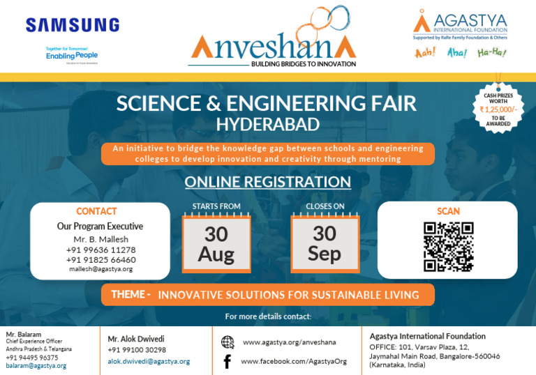 Poster Anveshana - 2024-25 Hyderabad | PDF