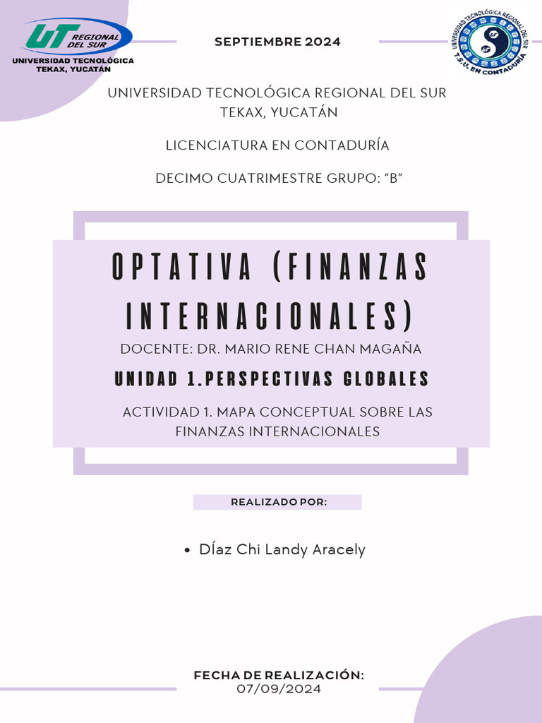 Act 1 Optativa 10B | PDF