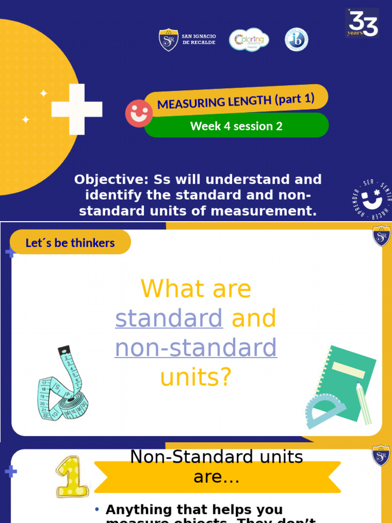 Week 4 Session 2 PPT Measuring Length1 | PDF