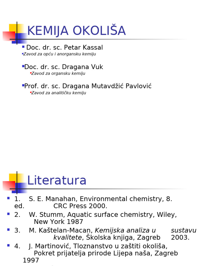Kemija Okolisa.11 Pred | PDF