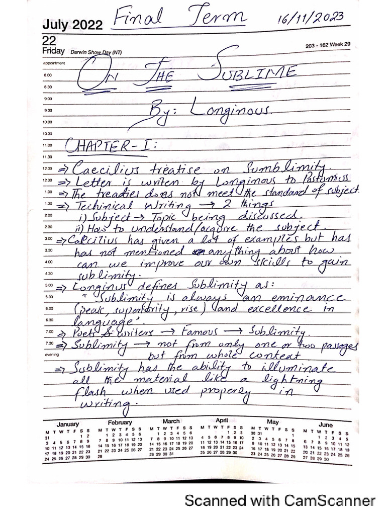 On The Sublime by Longinus | PDF