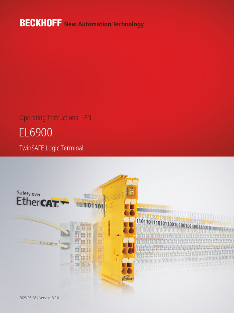 Manual El 6900 Beckhoff | PDF | Electrical Engineering