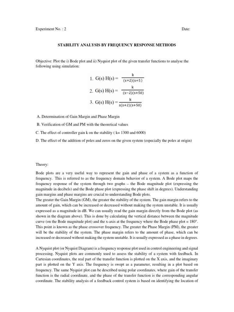 Experiment No2 | PDF