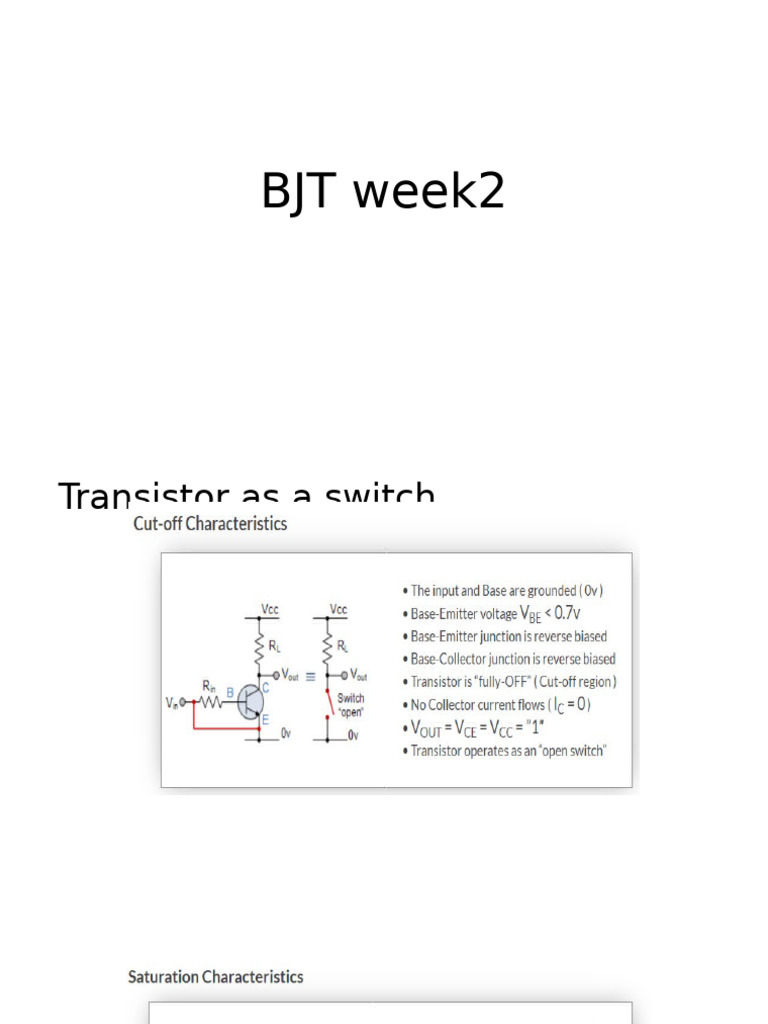 BJT Week2 | PDF