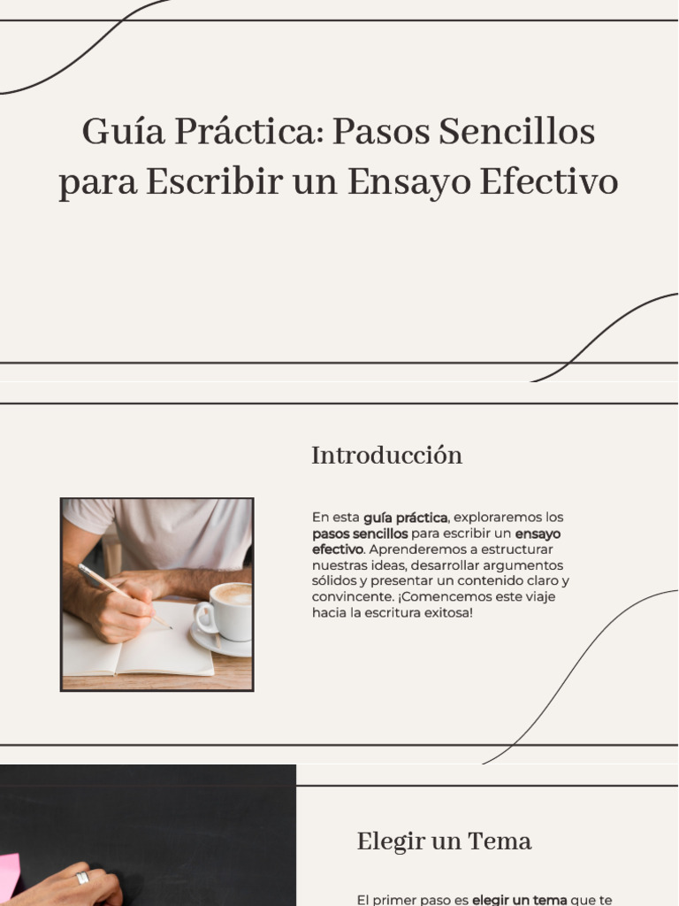 Guia-Practica-Pasos-Sencillos-Para-Escribir-Un-Ensayo-Efectivo | PDF
