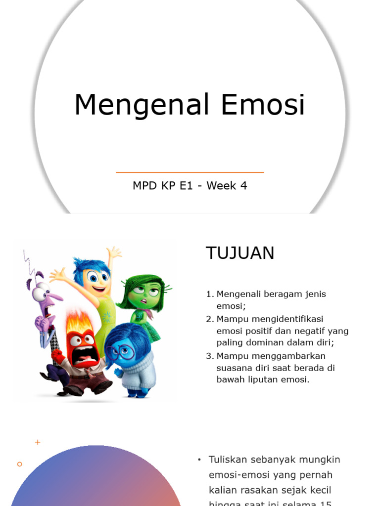 Modul 4 - Mengenal Emosi | PDF