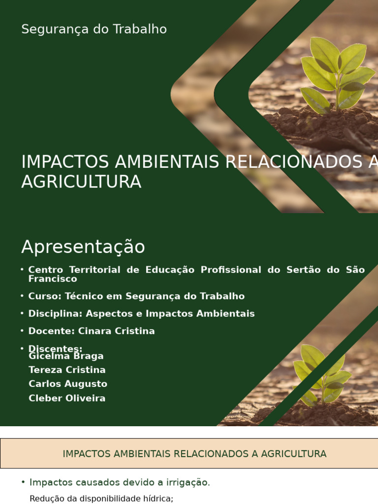Aspectos e Impactos Ambientais | PDF