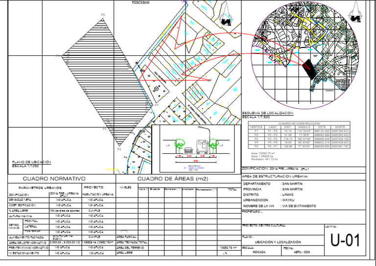 Localización y Ubicación-Layout1.PDF TERRENO 1 | PDF