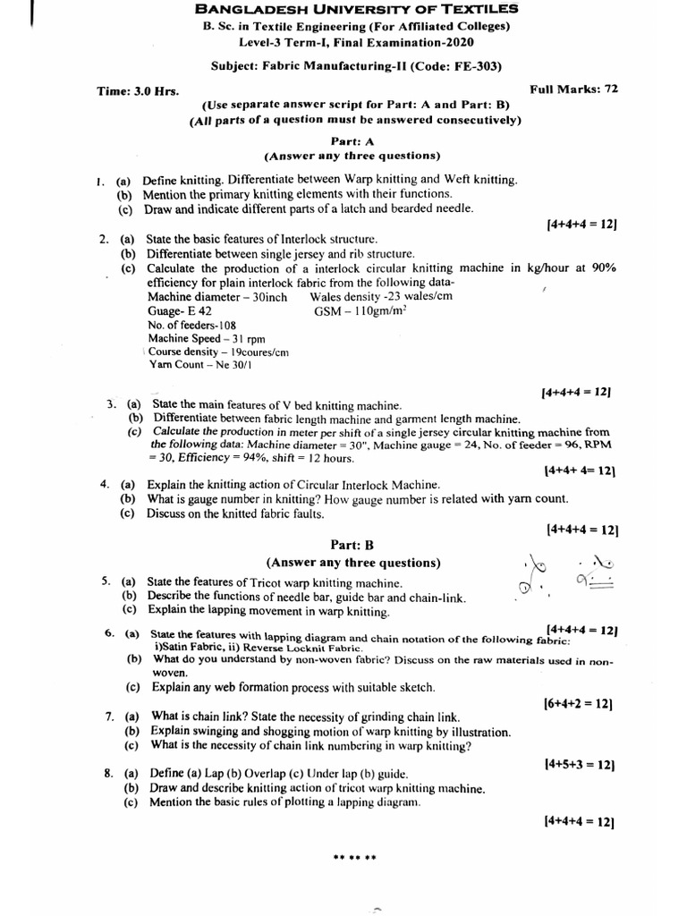 Previous Year Question | PDF