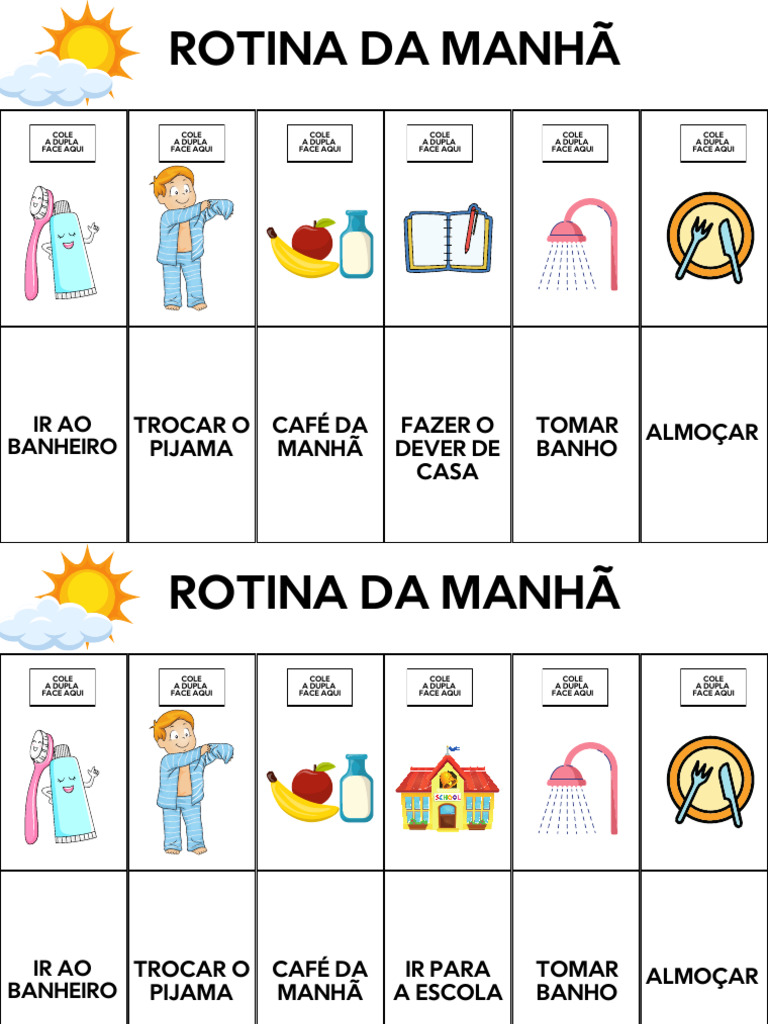 Rotina Da Manhã | PDF