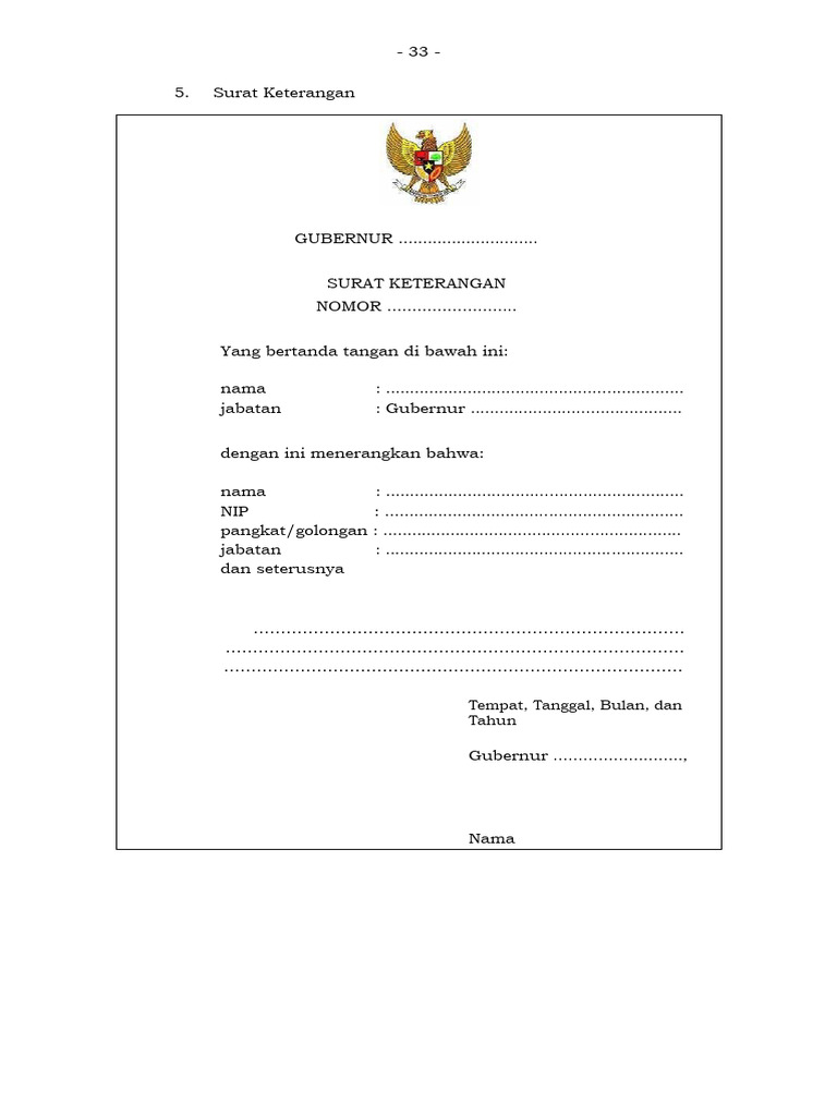 Surat Keterangan KKH | PDF