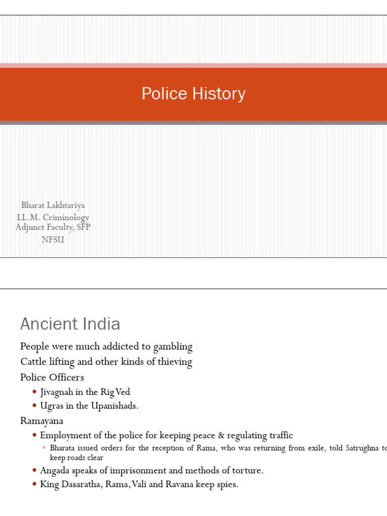 Police History | PDF