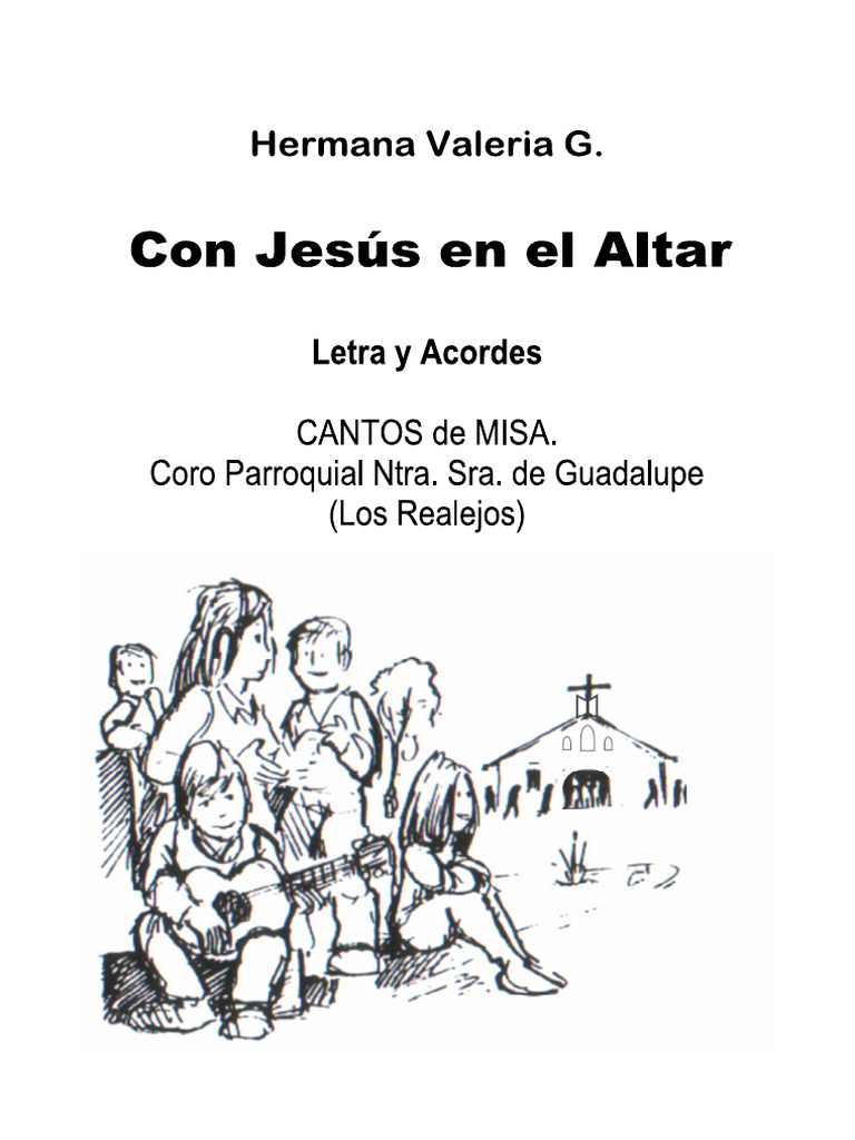 Con Jesús en El Altar (Canto de Entrada) | PDF | Métodos y materiales ...