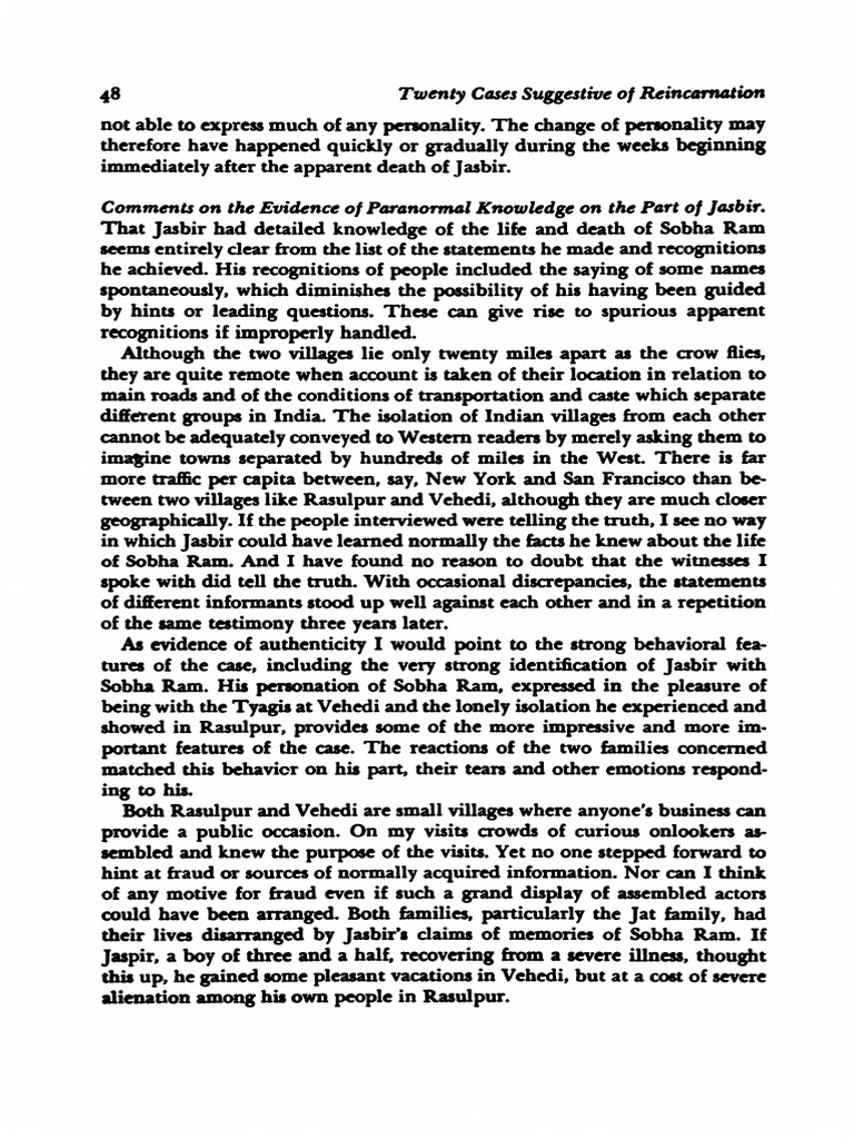 Stevenson - 20 Cases Suggestive of Reincarnation-Pages-04 | PDF