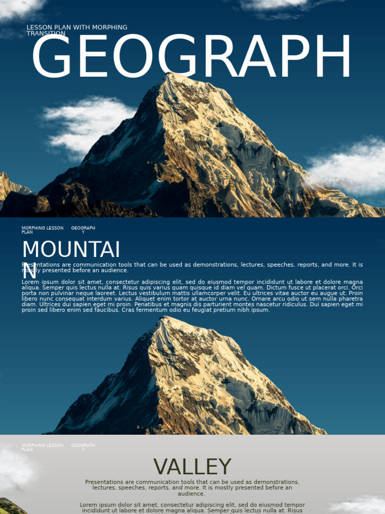 Bản Sao Của Landscapes Lesson Plan With Morph Transitions | PDF