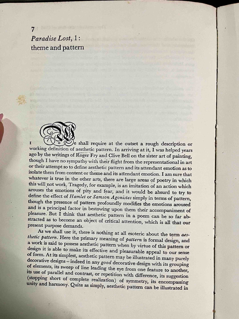 Paradise. Lost (Theme and Pattern) | PDF