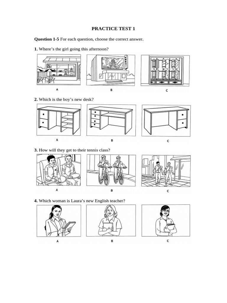 Practice Test 1 | PDF