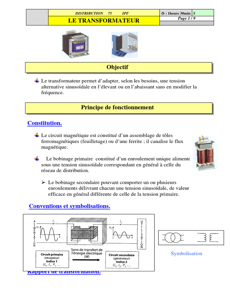 Le Transformateur | PDF