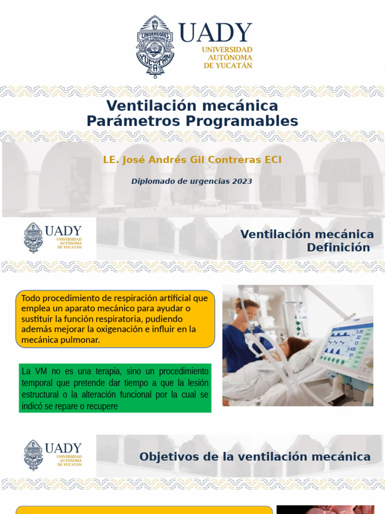 Taller Venti Mecánica Diplomado Urgencias 2024 | PDF