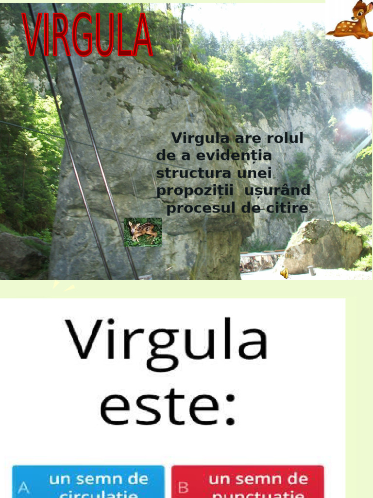 Virgula Clasa 9 | PDF