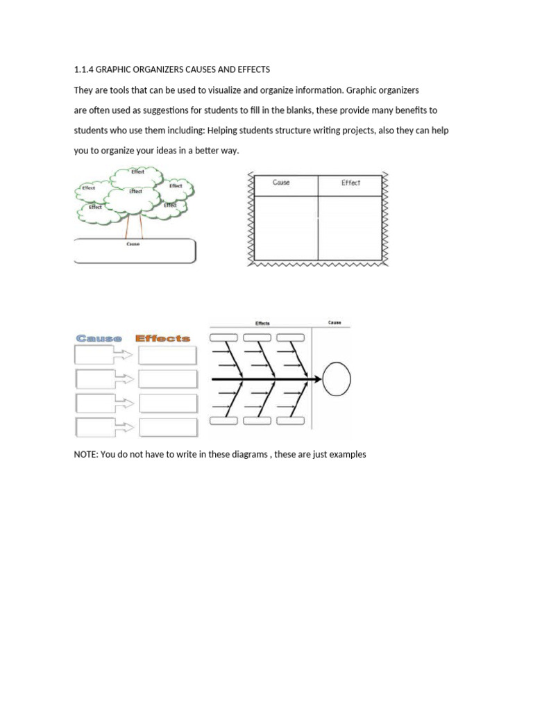 A02 Theory Graphic Organizers | PDF