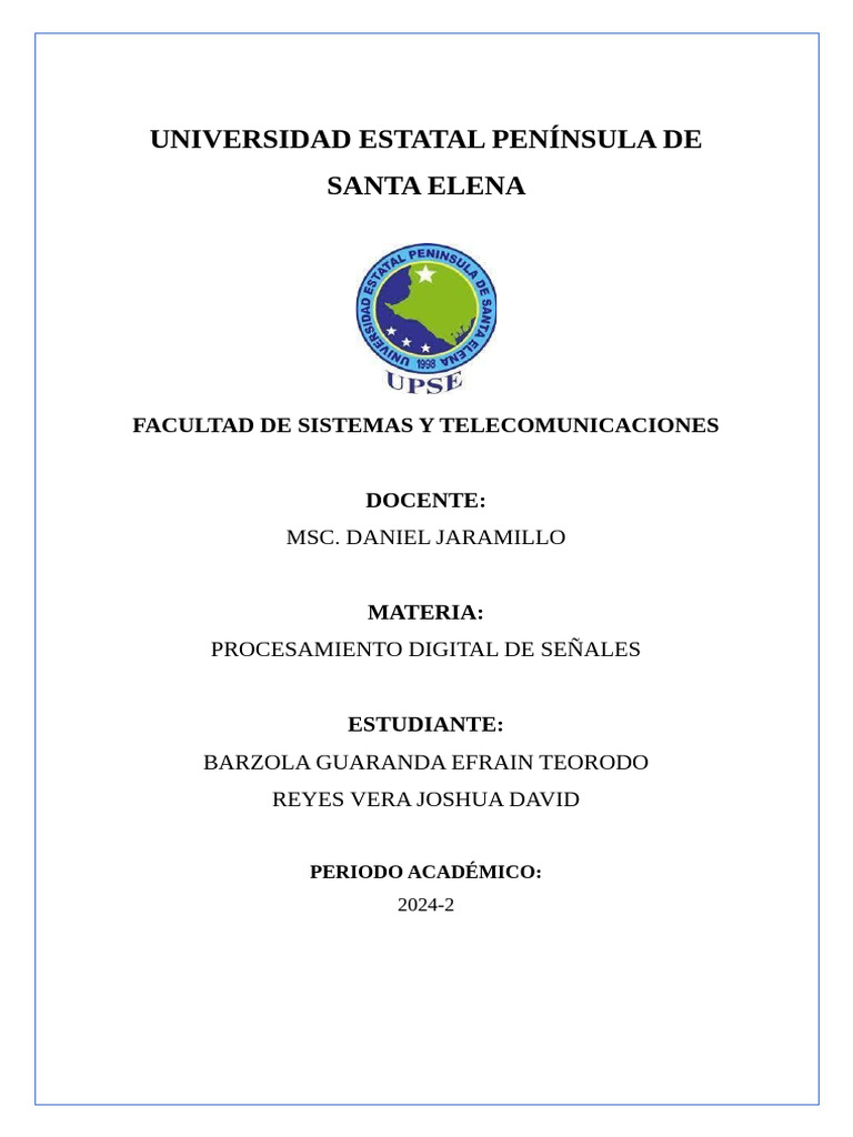 Práctica 1 - DSP | PDF