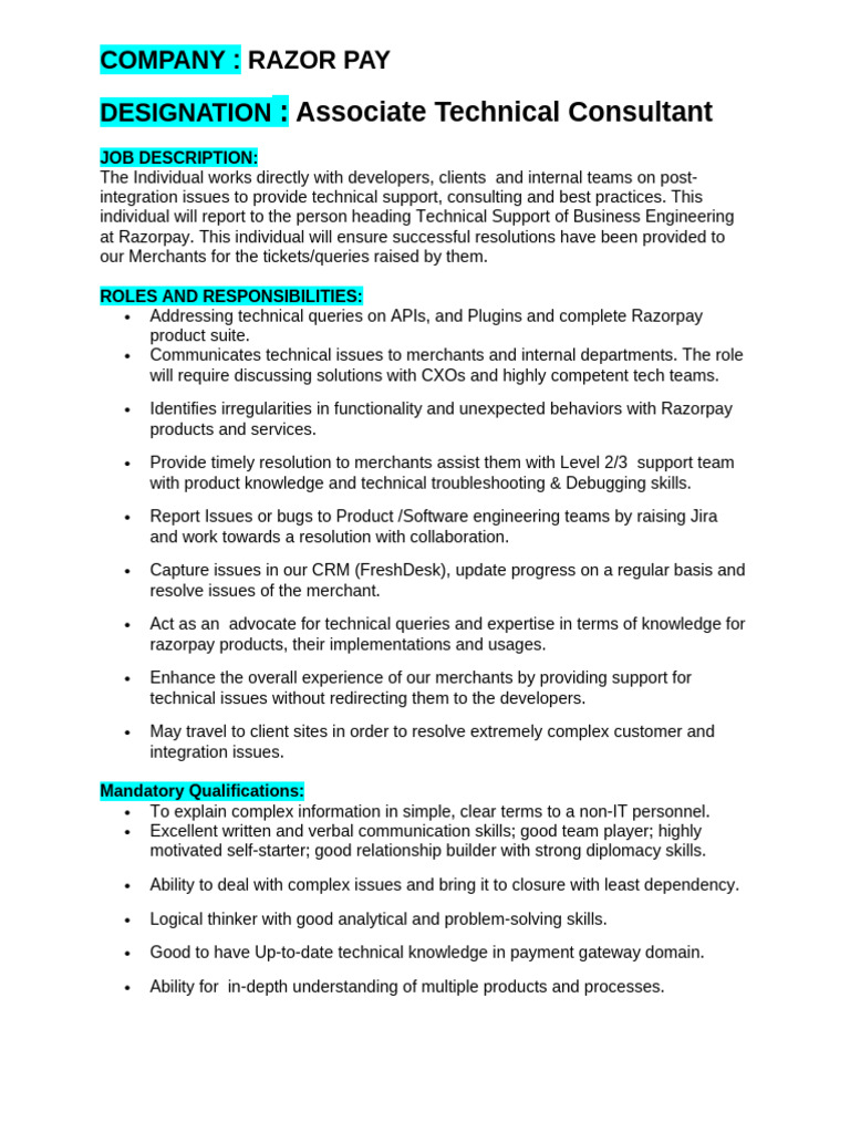 Razor Pay and Zebra Technologies | PDF