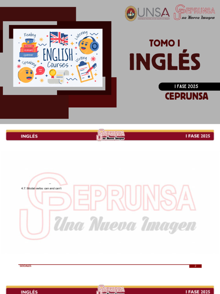 Ingles Listo para Imprimir A5 | PDF