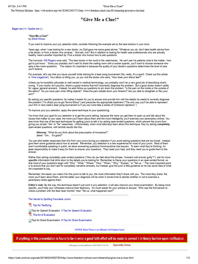 Give Me A Clue! | PDF