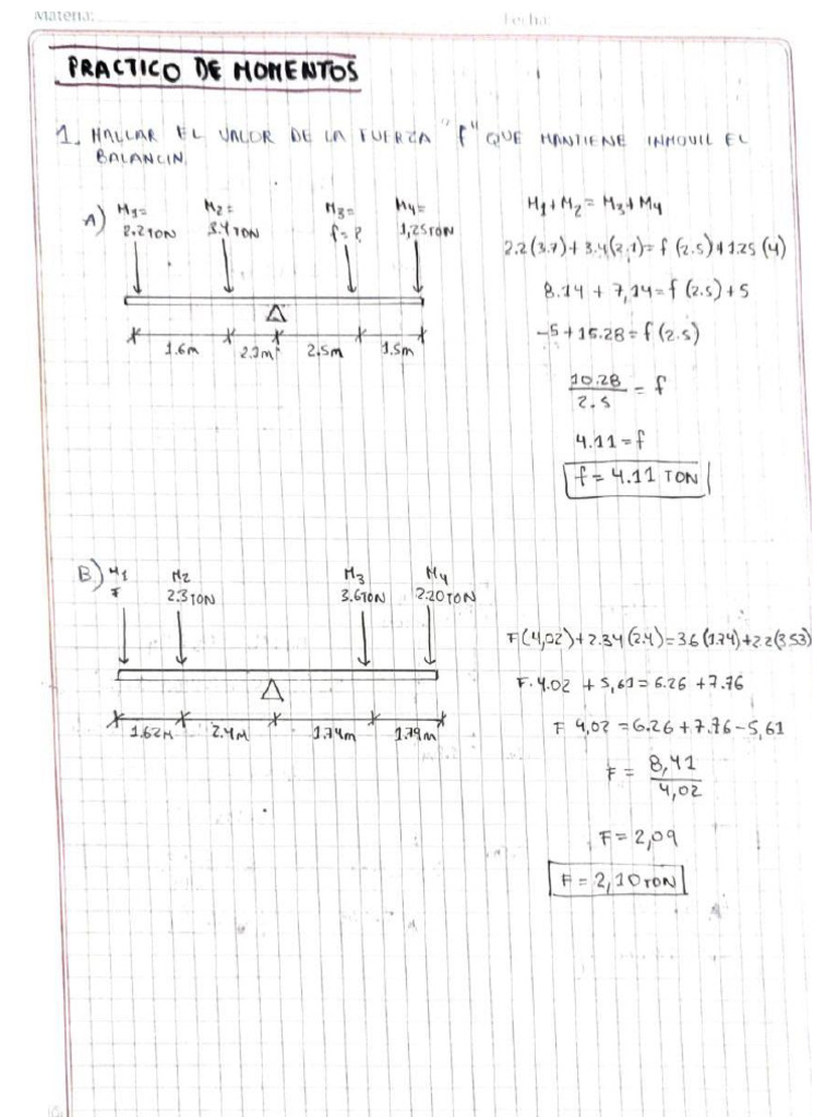 2DO-PRACTICO HIPERESTATICA Momentos | PDF