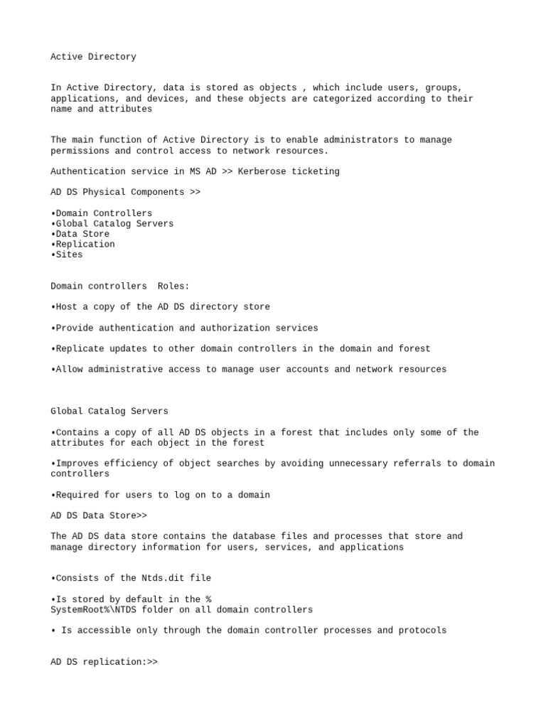 S15-Intro To Active Directory | PDF