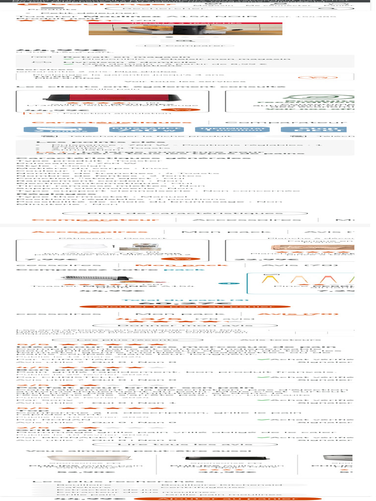 Toaster Moulinex A154 Noir Boulanger | PDF