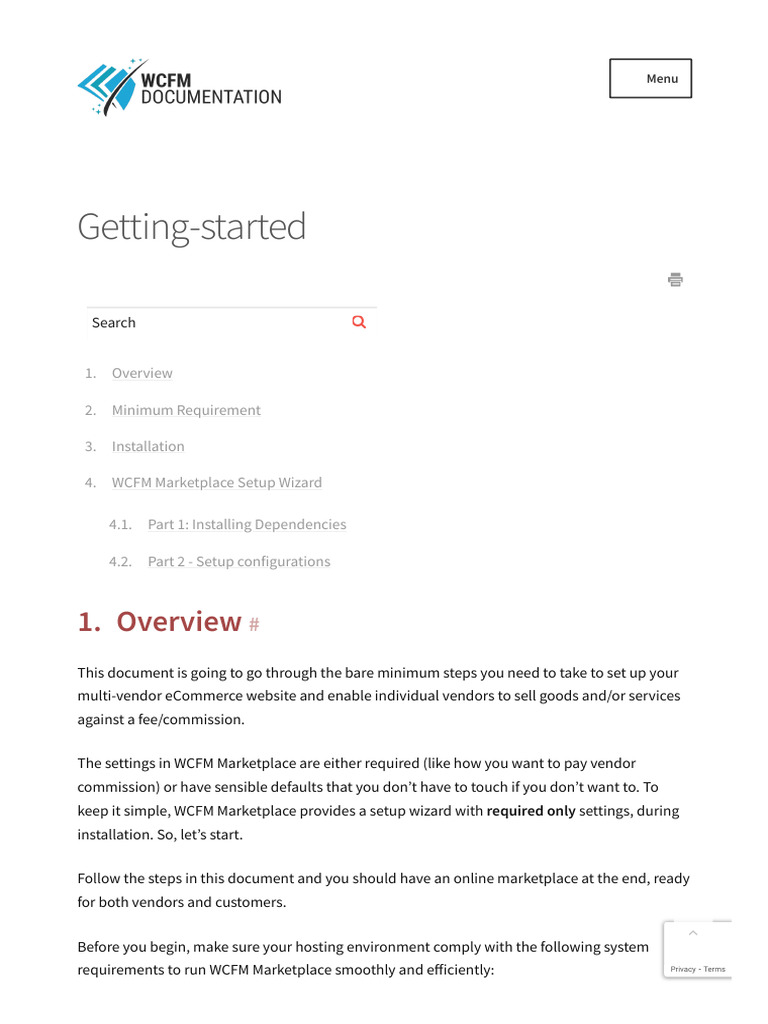 Getting-Started - WCFM Documentation | PDF