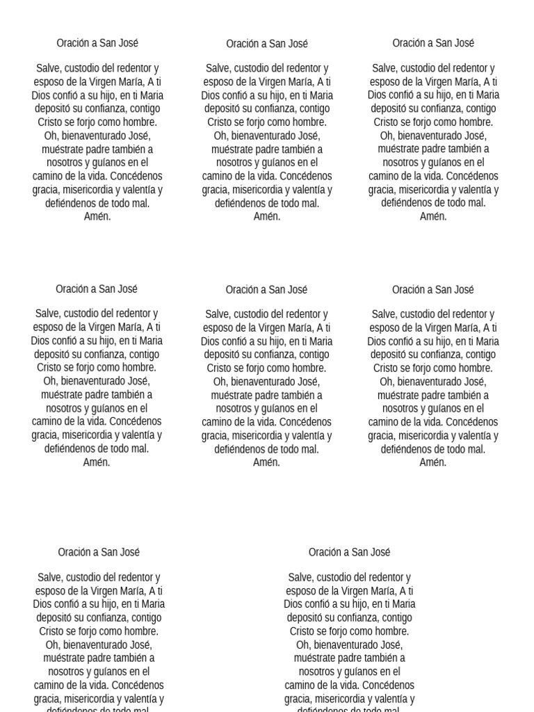 Oracion para Gafet | PDF