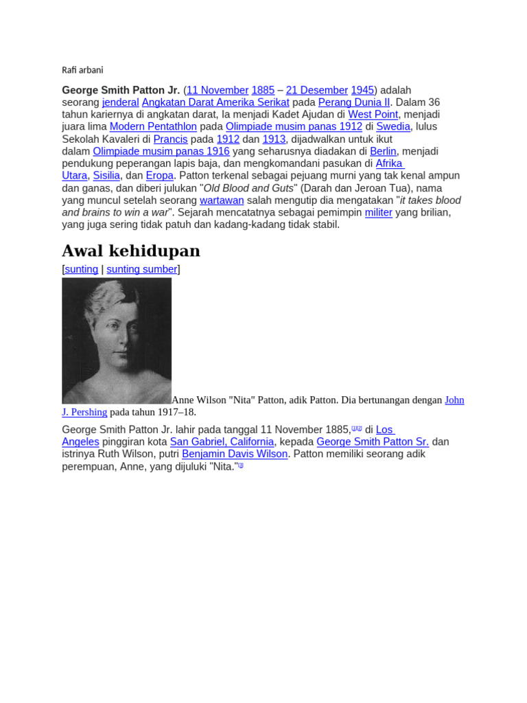 Rafi Arbani Abrham Linclon | PDF