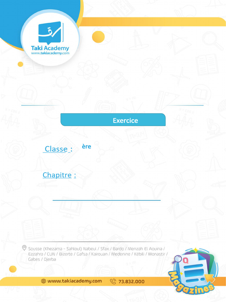 6316079f8826f - Exercice 01 | PDF