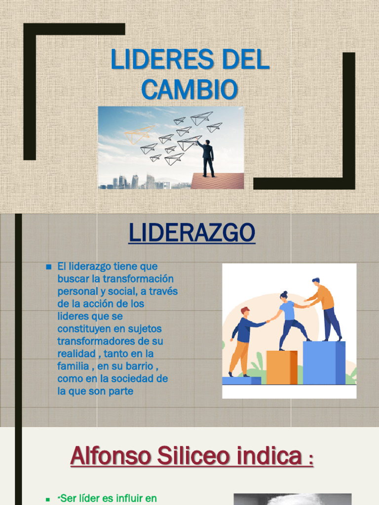 Lideres Del Cambio | PDF