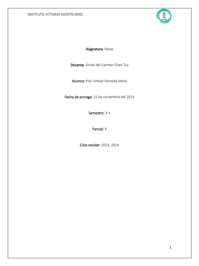 Documento Fisica 3 | PDF