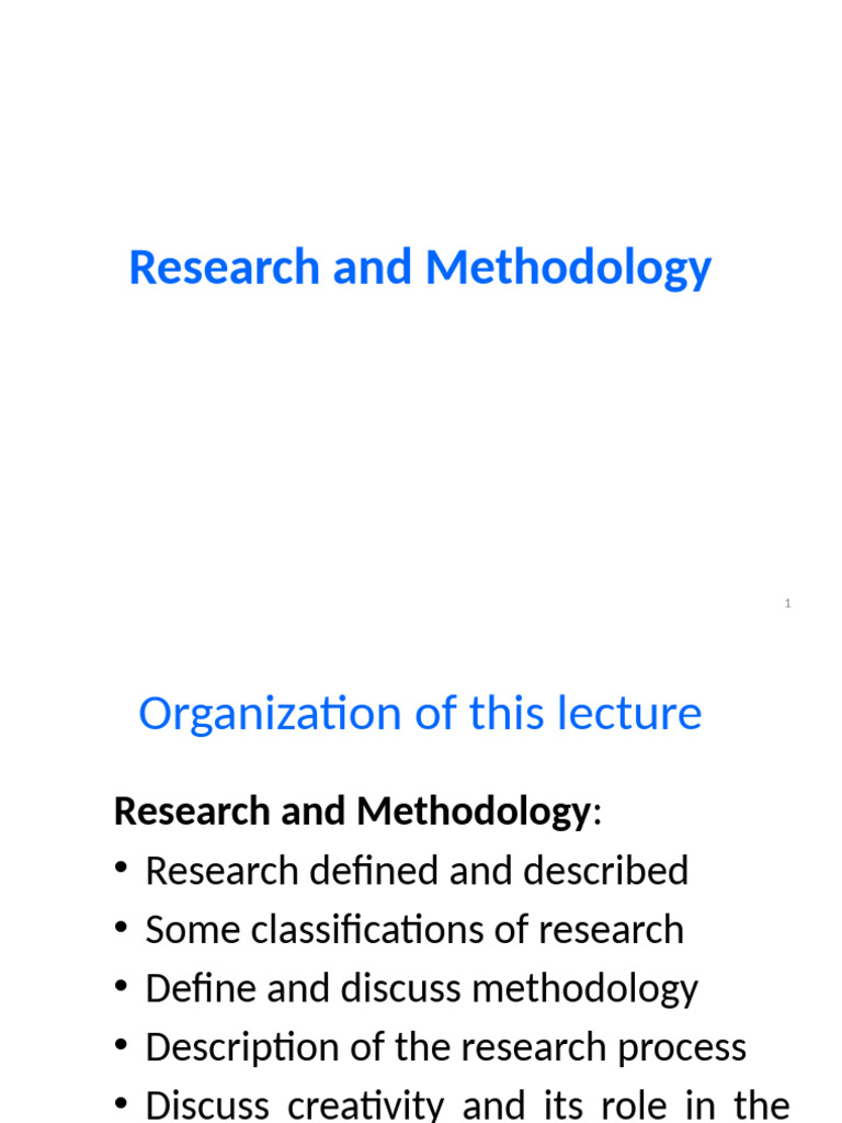 1.research & Methodology | PDF