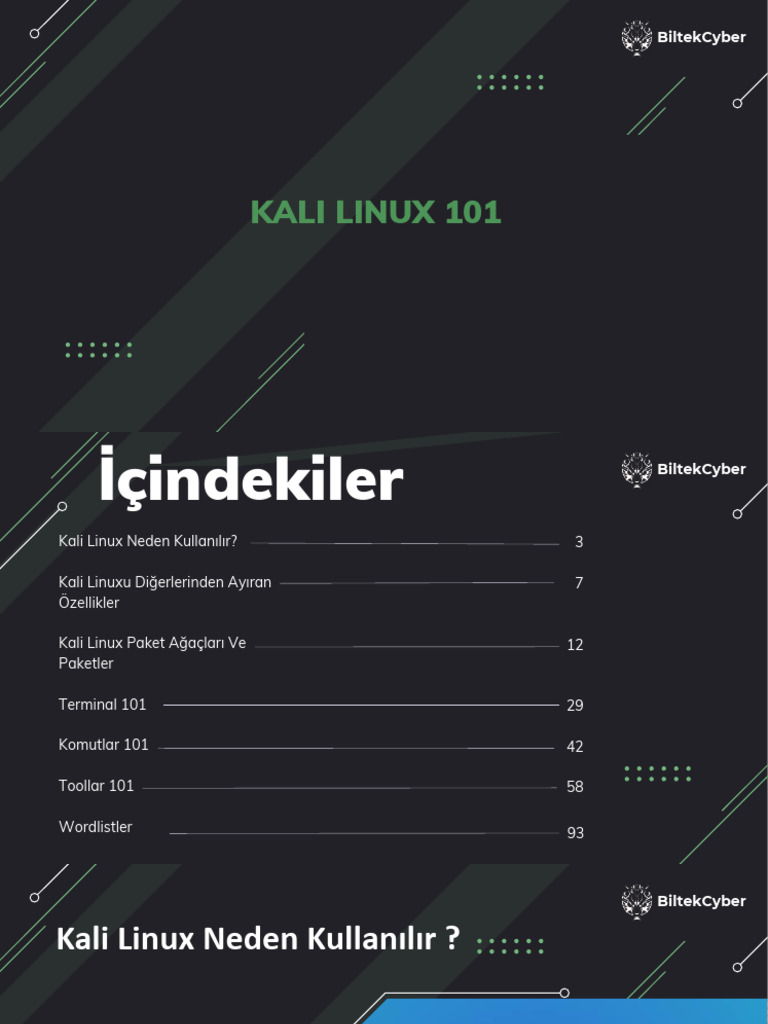 3.hafta - Kali Linux 101 | PDF